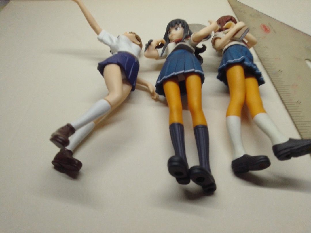 School girls anime figures SET, Hobbies & Toys, Memorabilia ...