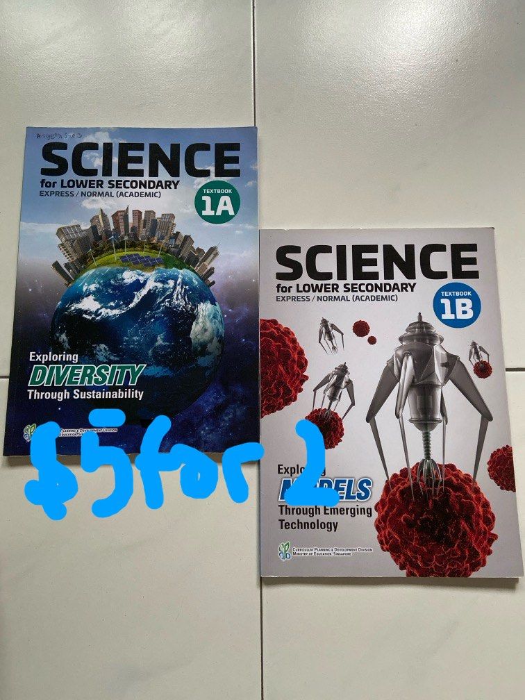Science Textbook Secondary 1 (1A, 1B), Hobbies & Toys, Books ...