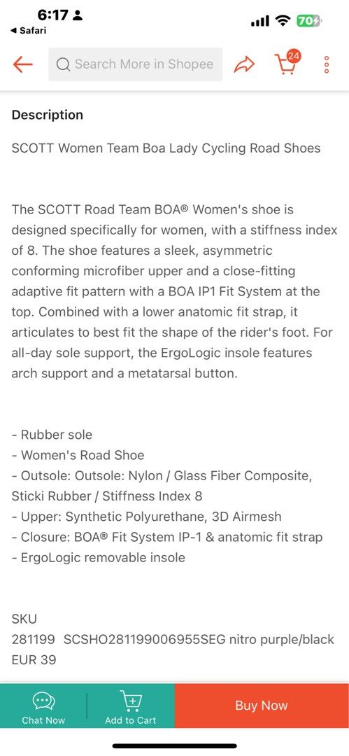 Scott women Team Boa lady cycling shoe, Sports Equipment, Bicycles ...