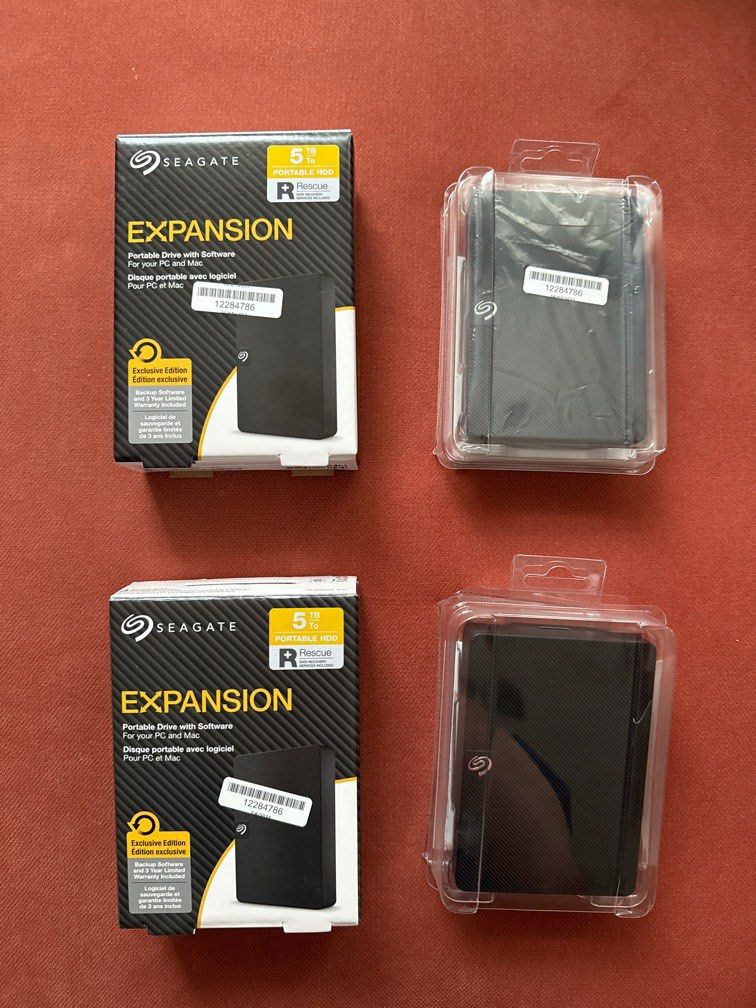 SEAGATE Expansion Portable Drive 5TB, Computers & Tech, Parts ...