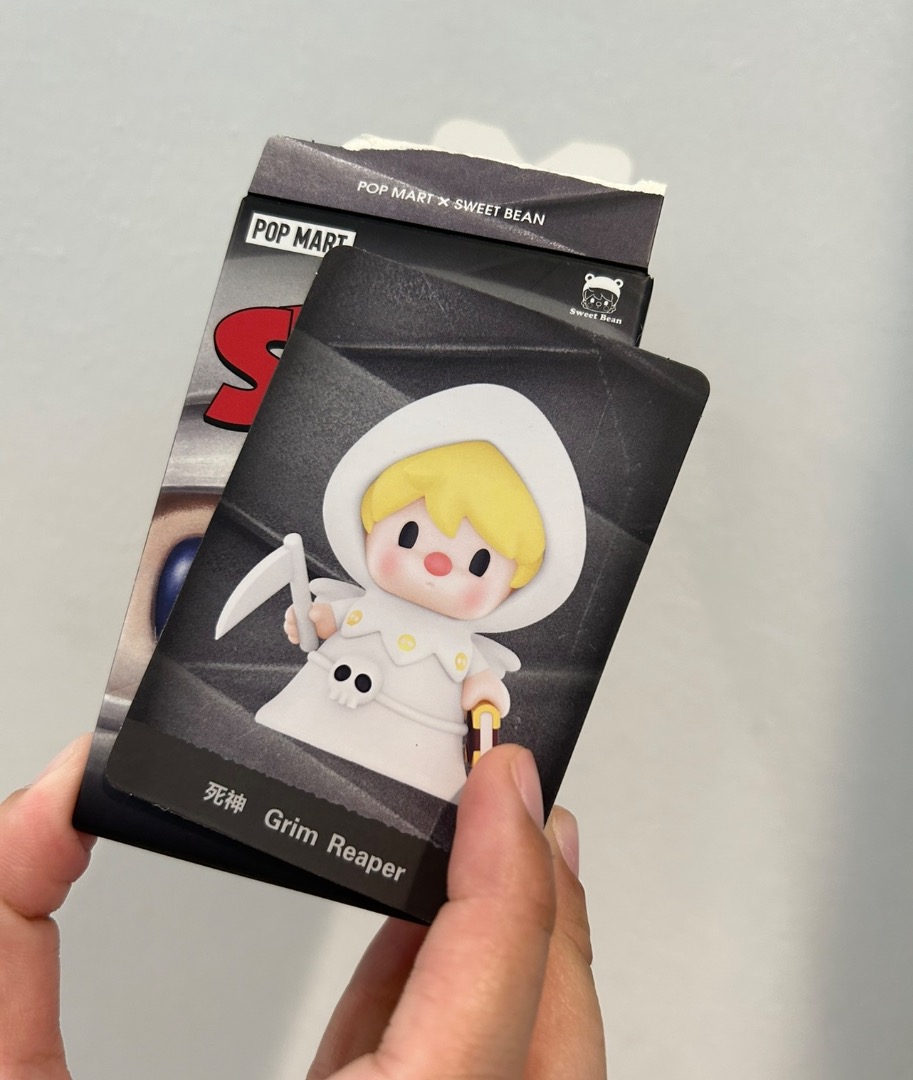 Sealed foil - authentic sweet bean spooky tales grim reaper figure ...