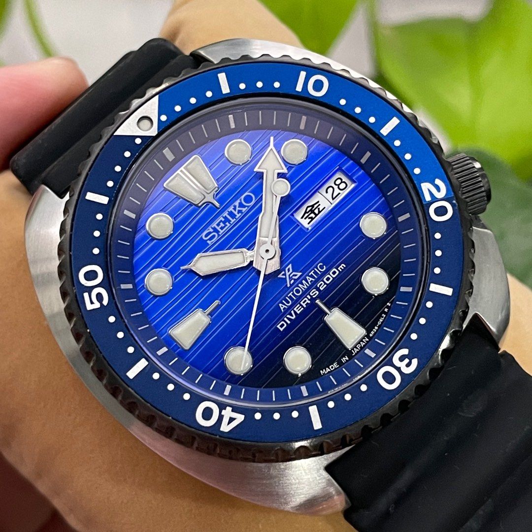 Seiko JDM Turtle - SBDY021 Save the Ocean - Kanji Day Wheel, Men's ...