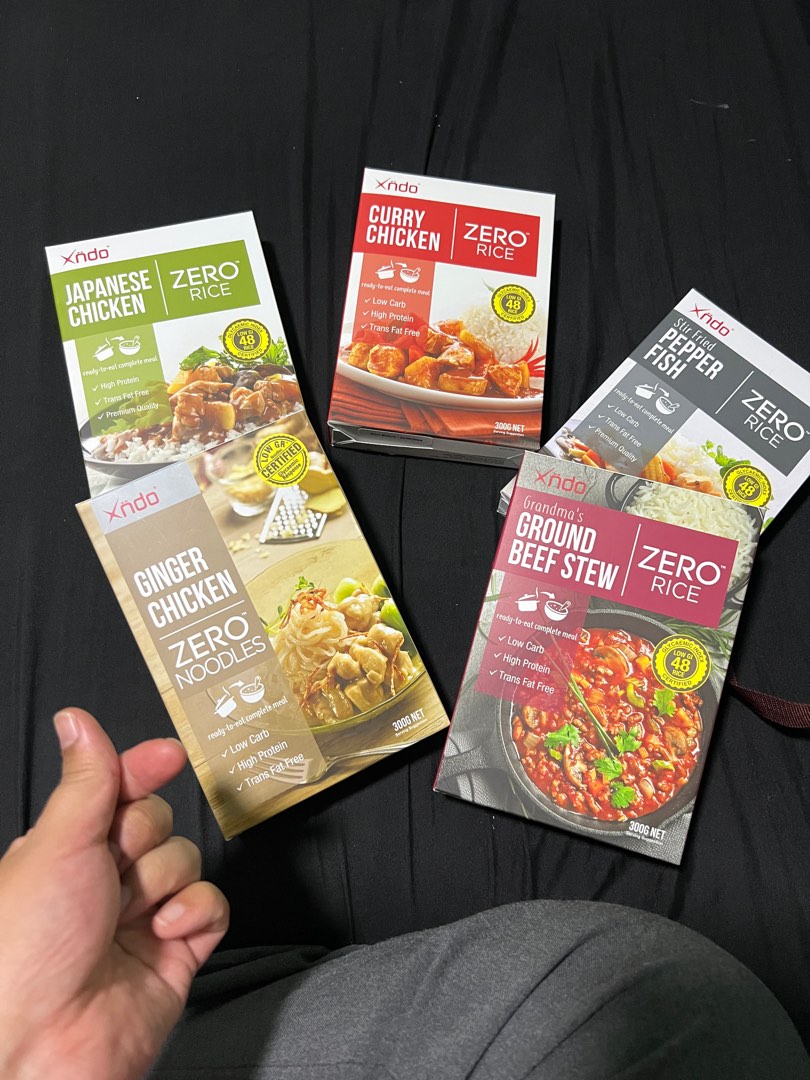 Set of 5 Xndo Meals (Unopened Boxes), Food & Drinks, Packaged & Instant ...