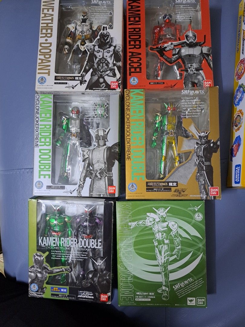 S.H. Figuarts Kamen Rider W Doule Joker Cyclone Accel Cyclone Joker ...