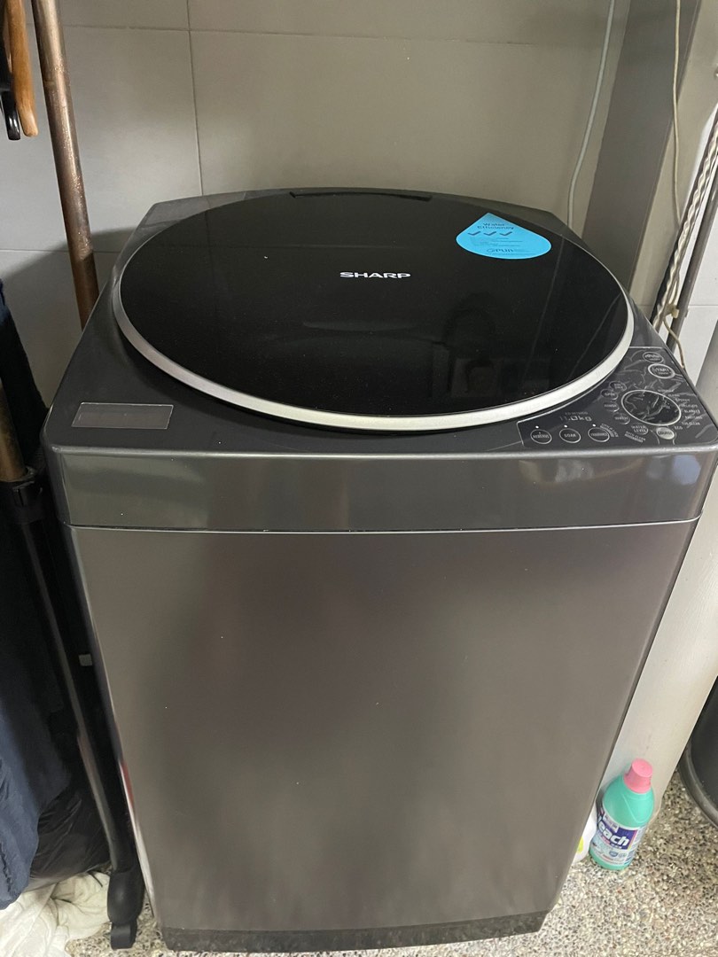 Sharp 11 kg washing machine (top load), TV & Home Appliances, Washing ...