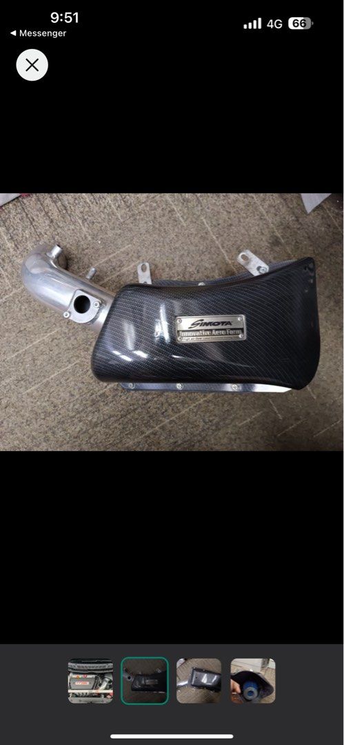 Simota Aero Form High Flow Open Pod Intake K20, Car Accessories ...