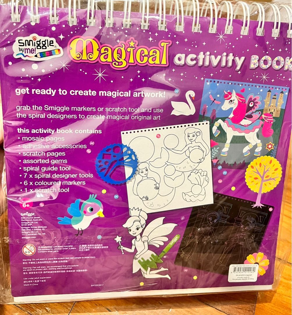 Smiggle Magical Activity Book, Hobbies & Toys, Toys & Games on Carousell