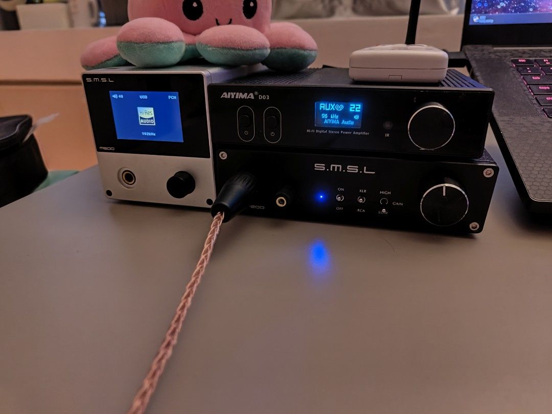 SMSL SP200 balance headphone amp headphone amplifier, Audio, Soundbars ...