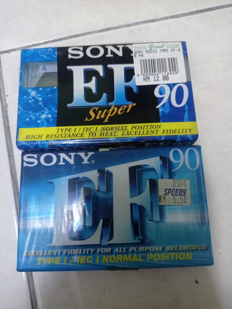 Sony blank cassette tapes, Hobbies & Toys, Music & Media, CDs & DVDs on ...