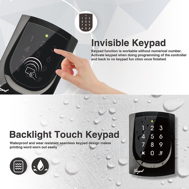 Soyal Access Control Door Access Touch Screen Reader Controller Ar