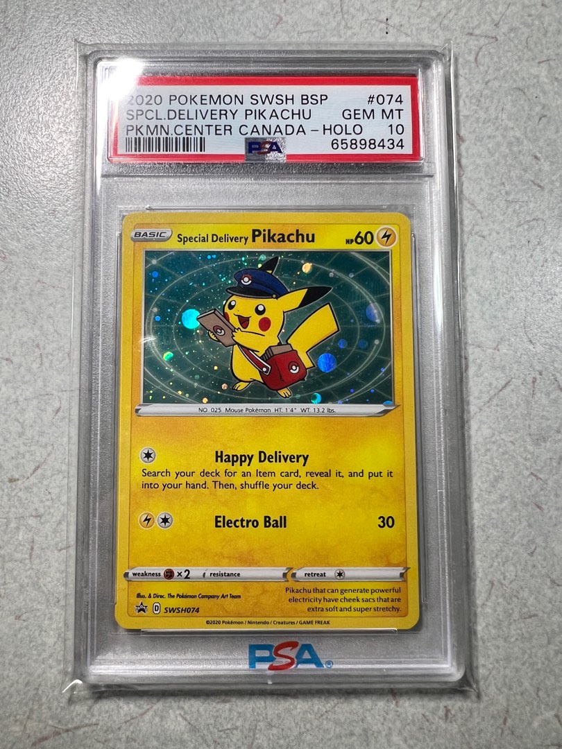 Special Delivery Pikachu PSA 10, Hobbies & Toys, Memorabilia & Collectibles, Fan Merchandise on ...