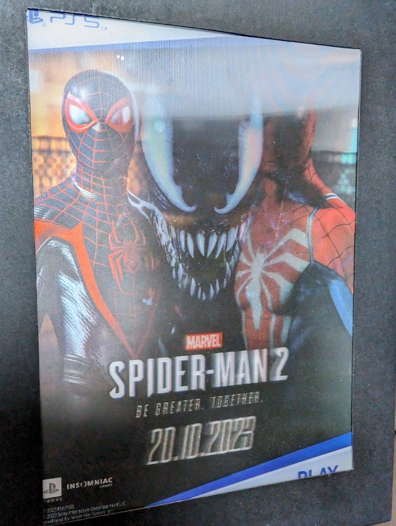 Spiderman 2 with Venom Lithograph, Video Gaming, Video Games ...