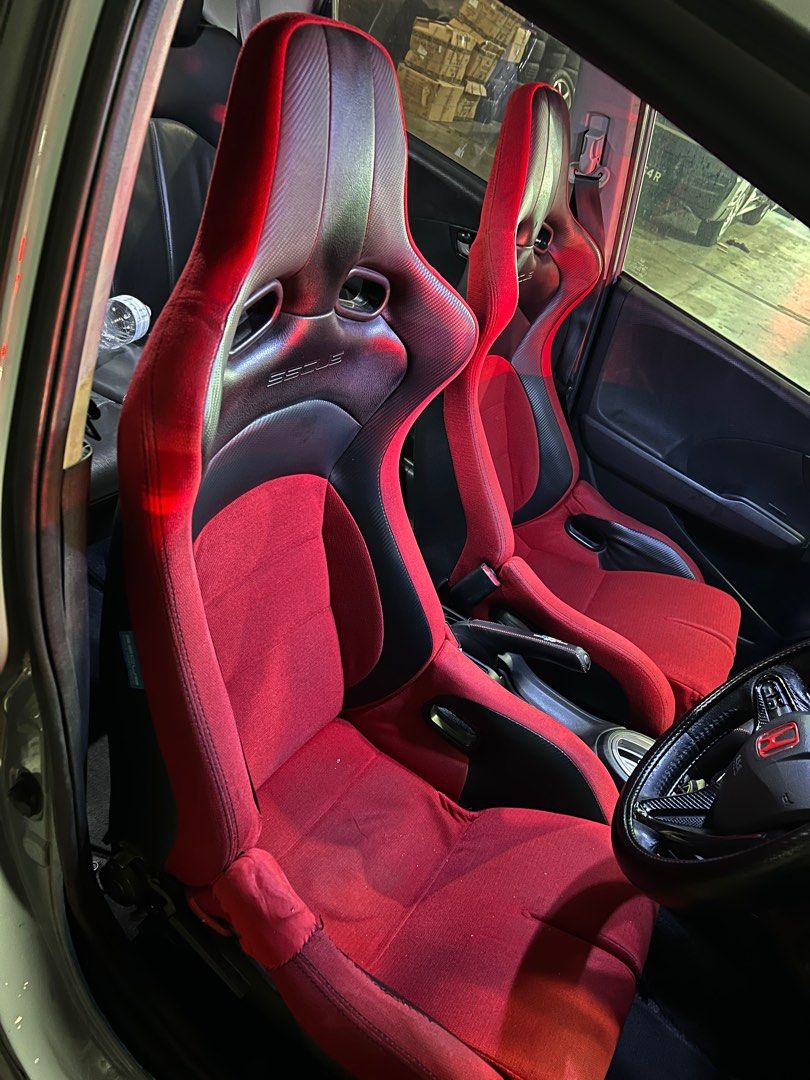 SSCUS SEMI BUCKET SEAT GE6 Honda fit with bracket, Car Accessories ...
