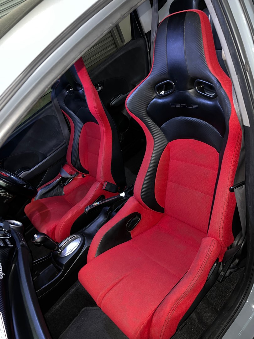 SSCUS SEMI BUCKET SEAT GE6 Honda fit with bracket, Car Accessories ...