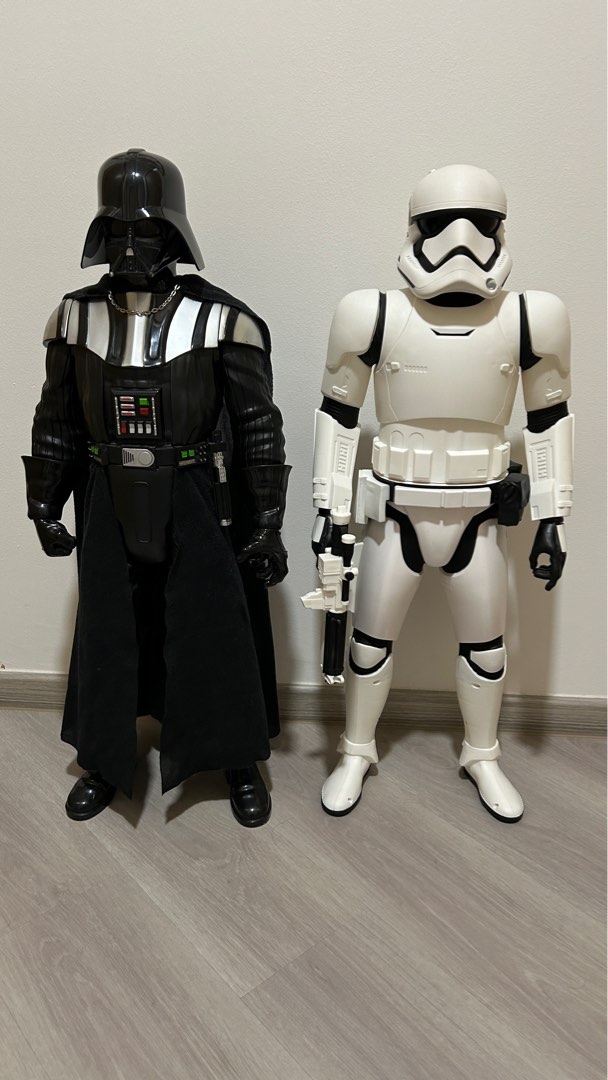 Star Wars Big Fig Darth Vader Stormtrooper (80cm), Hobbies & Toys, Toys ...
