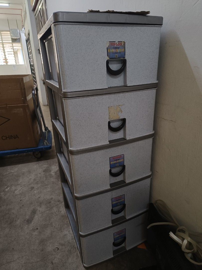 5-layer drawers storage box plastic drawer multi layers, Furniture ...