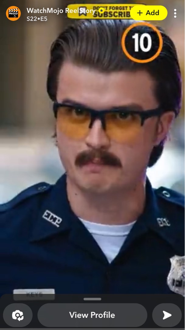 stranger thing strangers things police yellow black sunglasses gogless ...