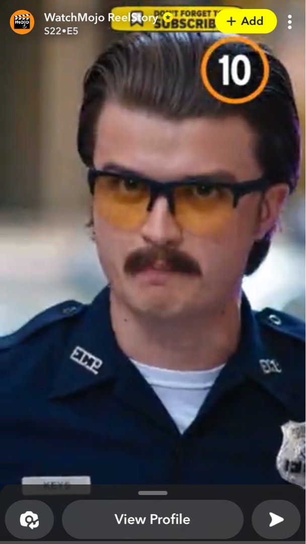 stranger thing strangers things police yellow black sunglasses gogless ...