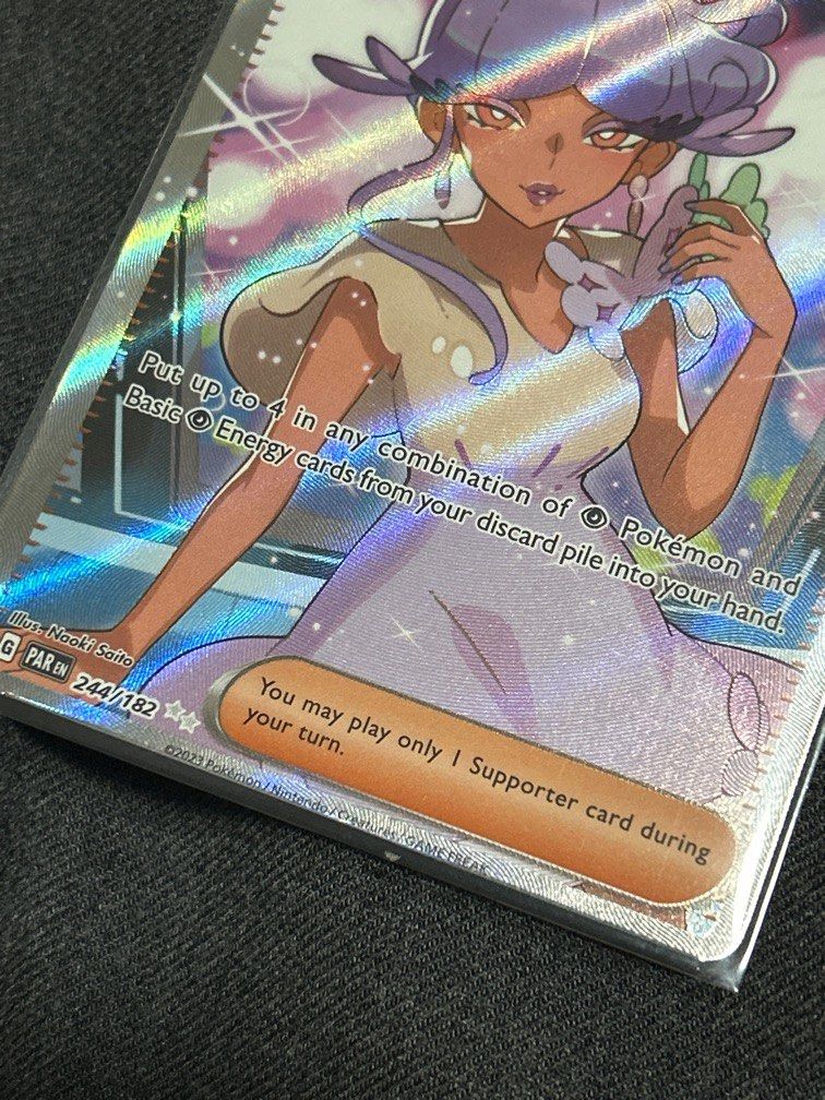 TCG POKEMON - Tulip - 244/182 - Full Art Secret Rare Paradox Rift ...