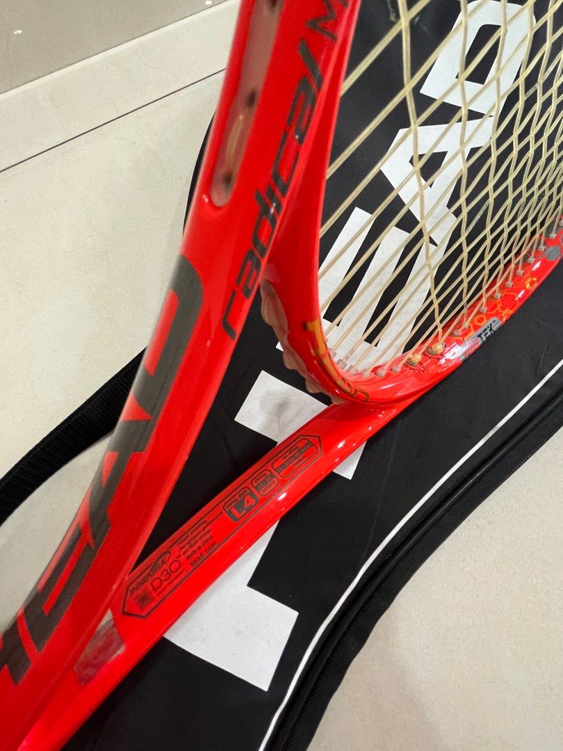 Tennis Racket-Head Radical D30, Sports Equipment, Sports & Games ...