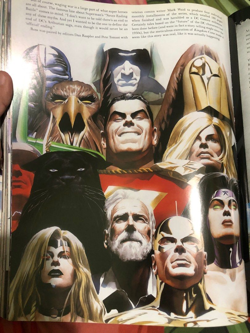 The DC comics art of Alex Ross Mythology - large soft bound picture ...