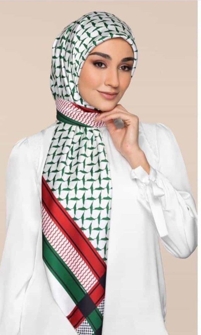 The Palestine Duck shawl /square, Women's Fashion, Muslimah Fashion ...