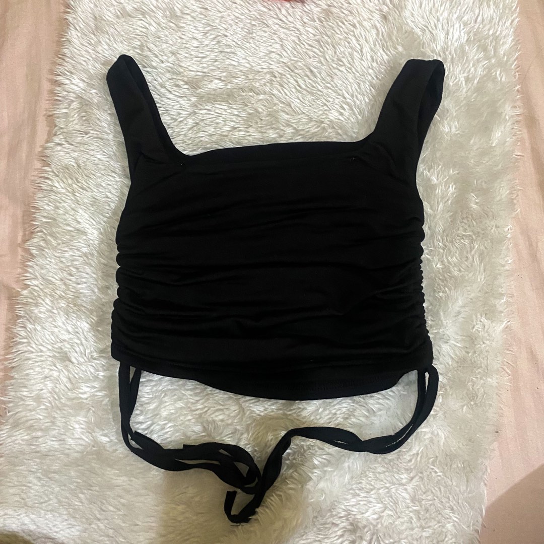 Thick , string square top, Women's Fashion, Tops, Sleeveless on Carousell