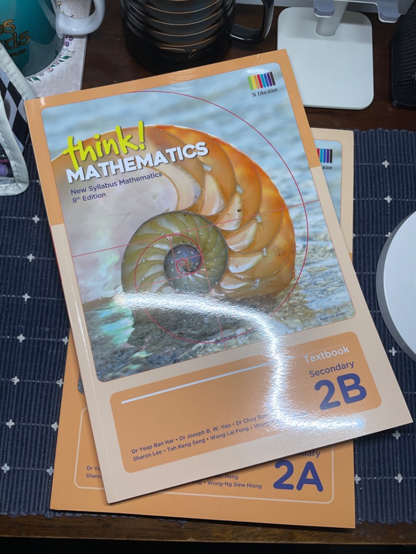 Think! Mathematics Textbook 2A and 2B, Hobbies & Toys, Books ...