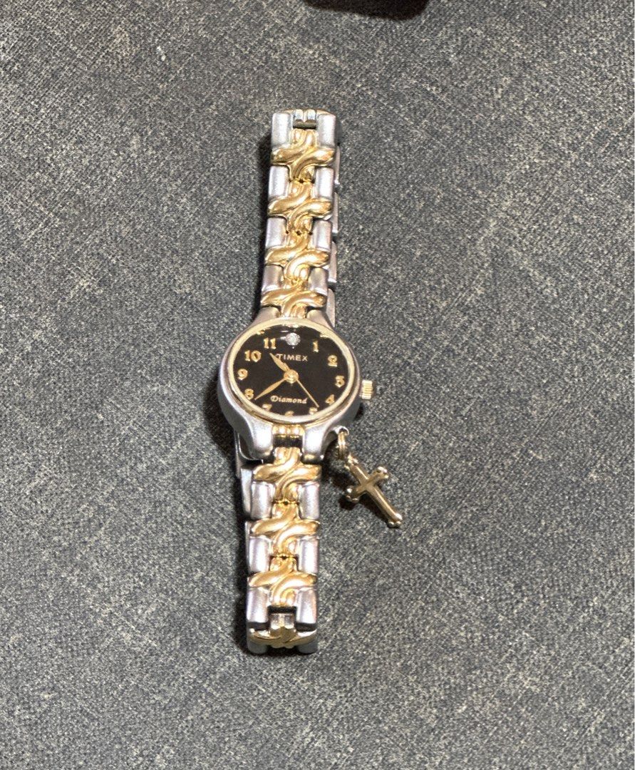 Timex with Cross, Women's Fashion, Watches & Accessories, Watches on ...