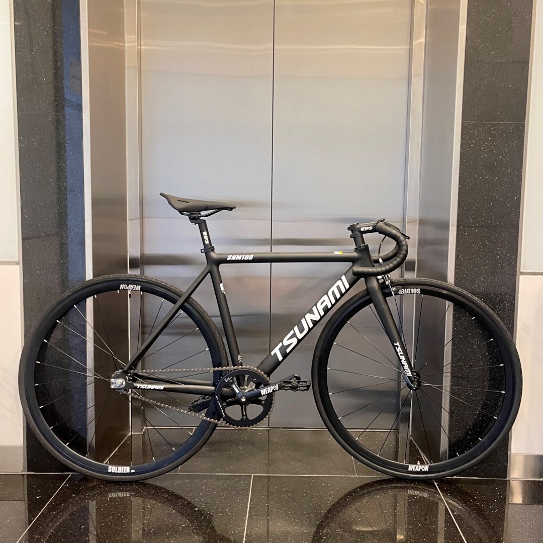 Tsunami fixie bike/frame set$330/complete bike $659/fixie gear bike ...