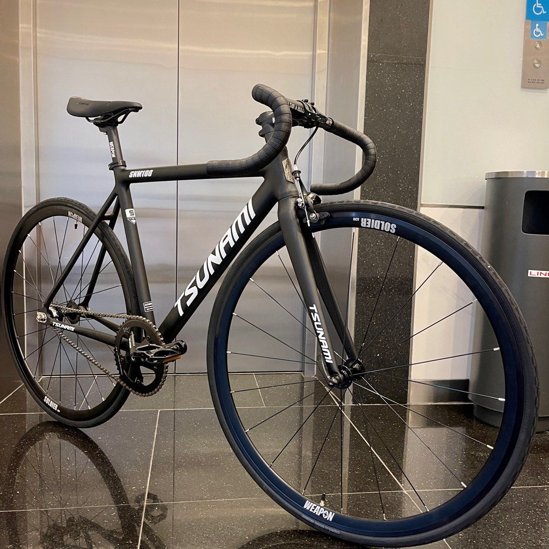 Tsunami fixie bike/frame set$330/complete bike $659/fixie gear bike ...