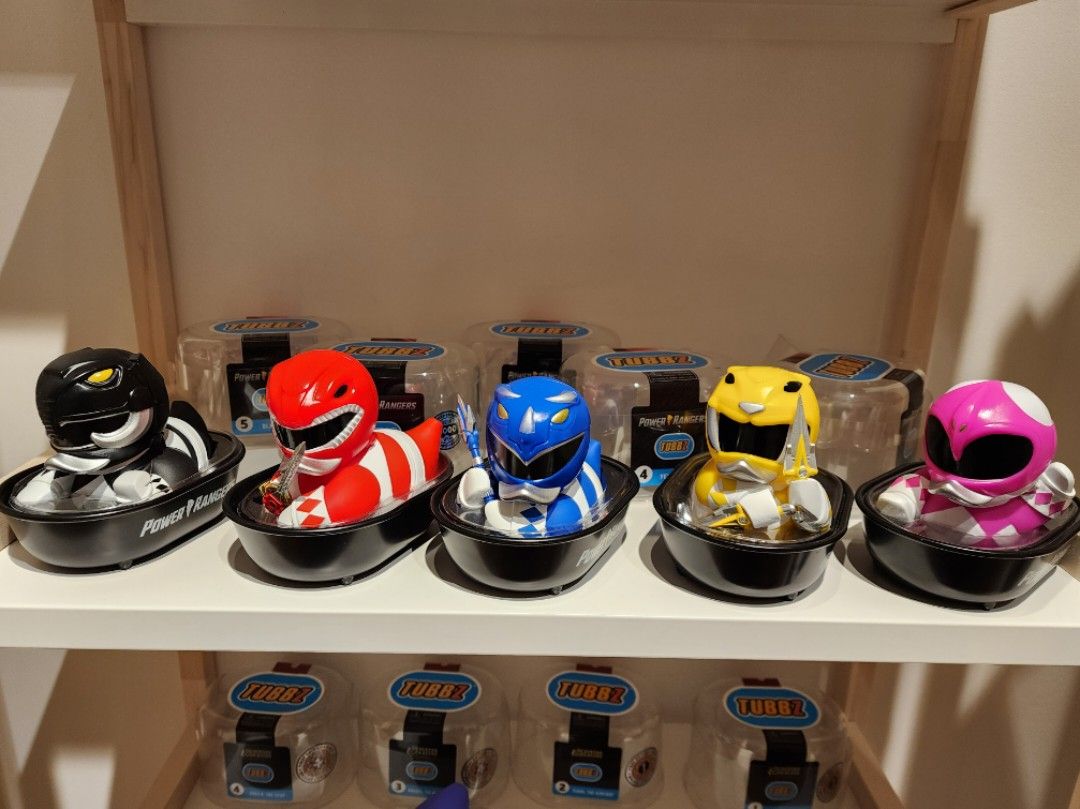 TUBBZ limited edition Power Rangers Collectible Ducks, Hobbies & Toys ...