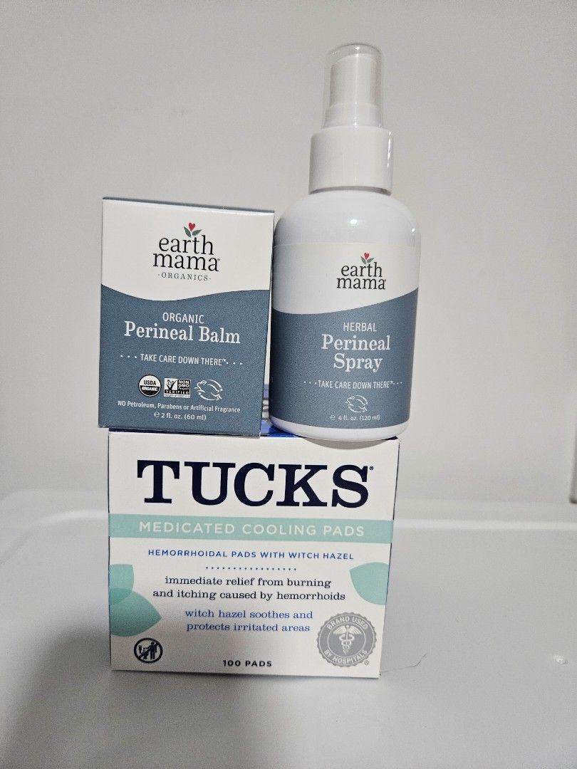 Tucks cooling pads, earth mama perineal spray & balm, Babies & Kids ...