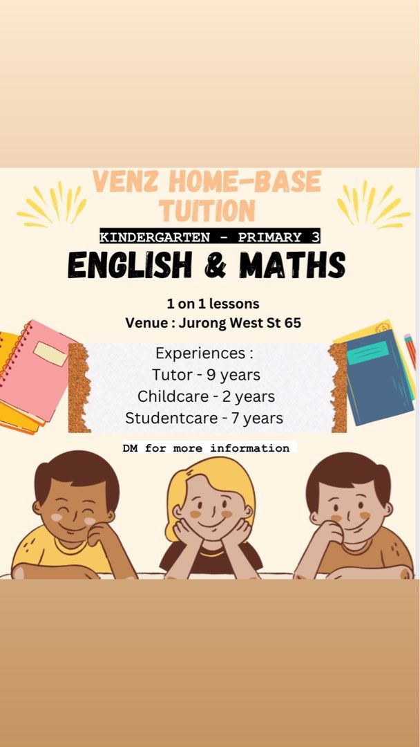 Tuition @ JurongWest, Learning & Enrichment, Enrichment & Tuition on Carousell