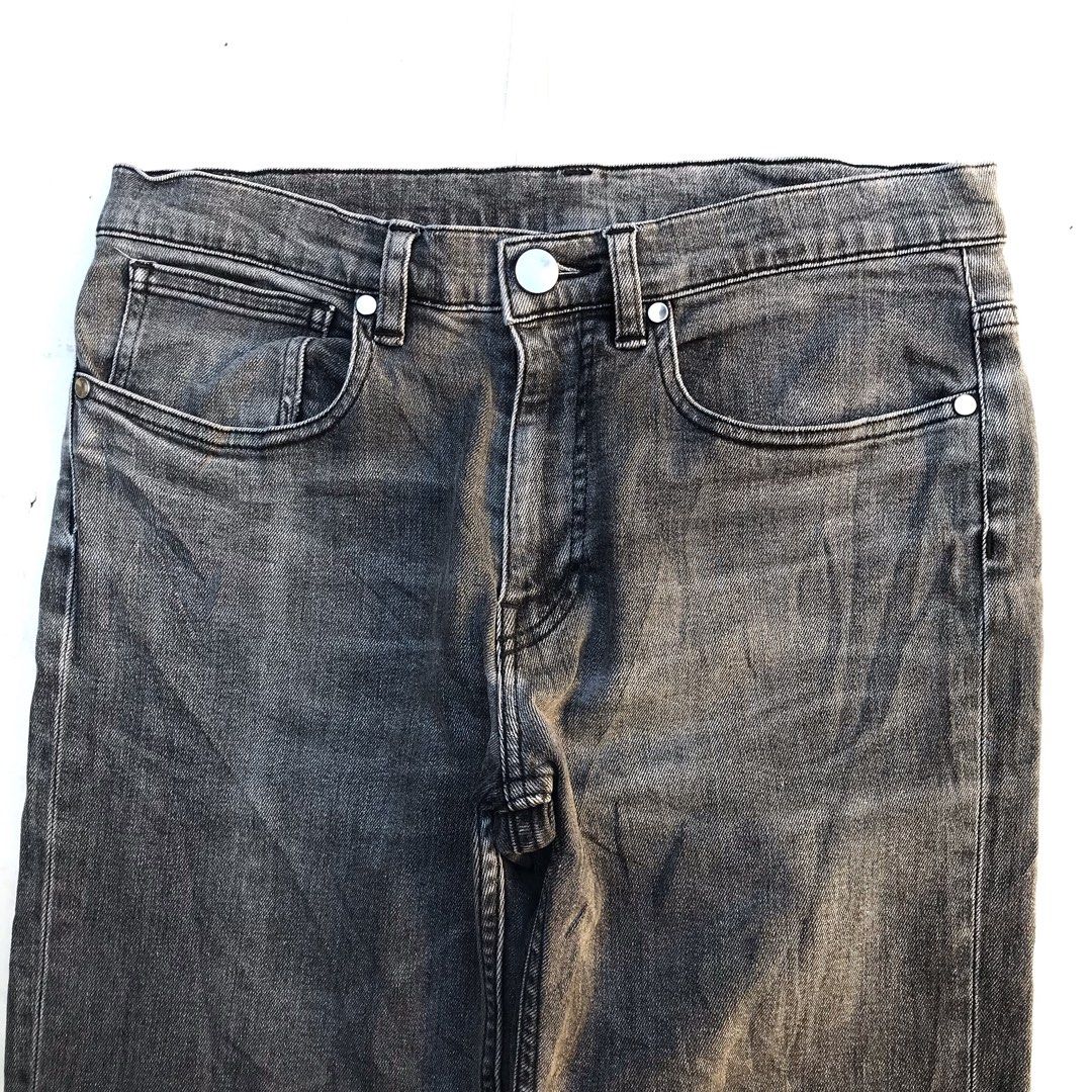 United Tokyo Black bleach Acid wash Jeans denim Nice rivetts and ...
