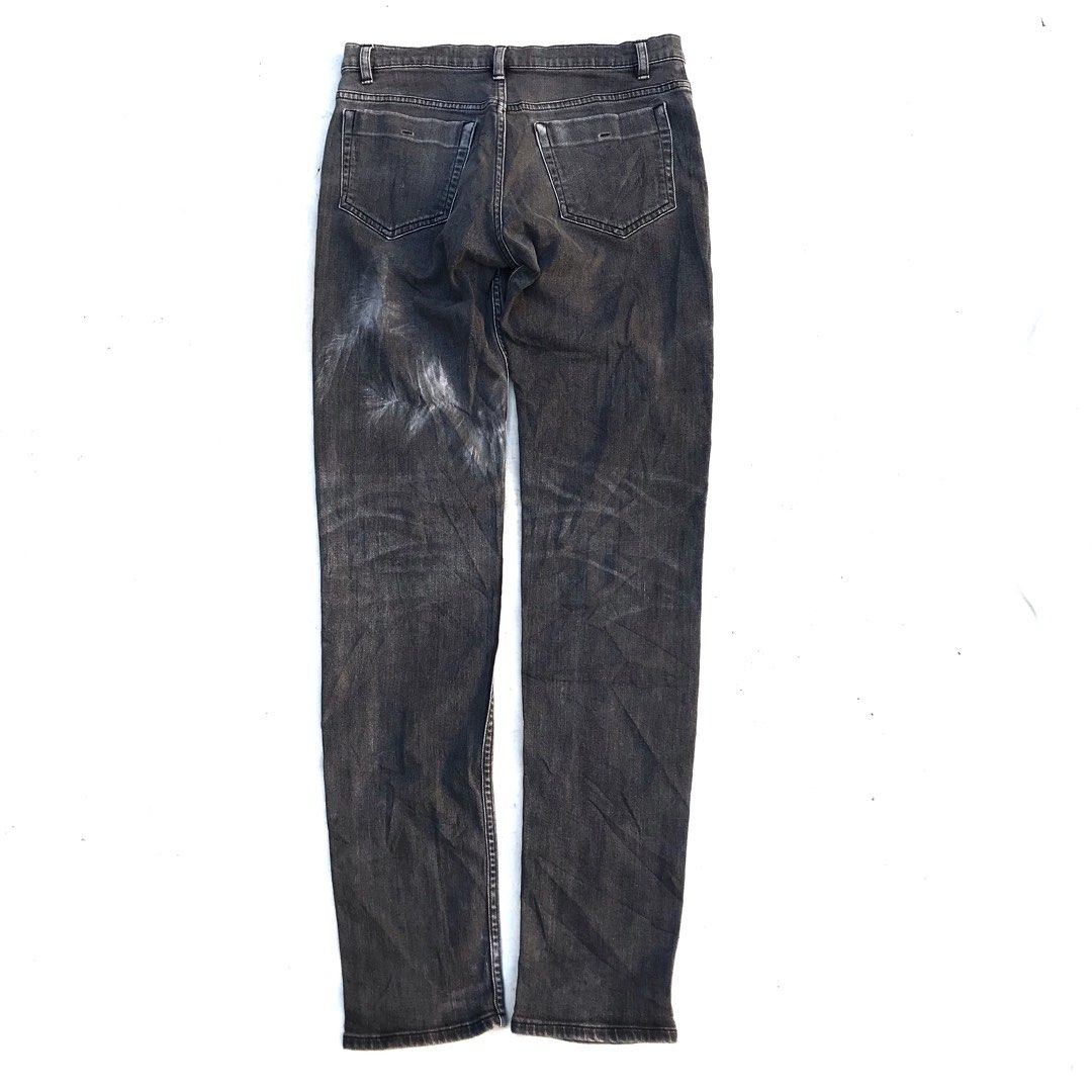 United Tokyo Black bleach Acid wash Jeans denim Nice rivetts and ...