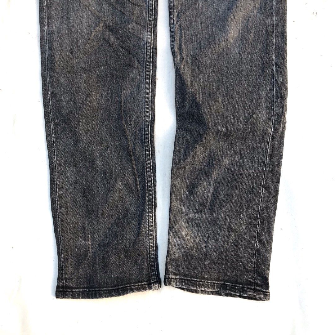 United Tokyo Black bleach Acid wash Jeans denim Nice rivetts and ...
