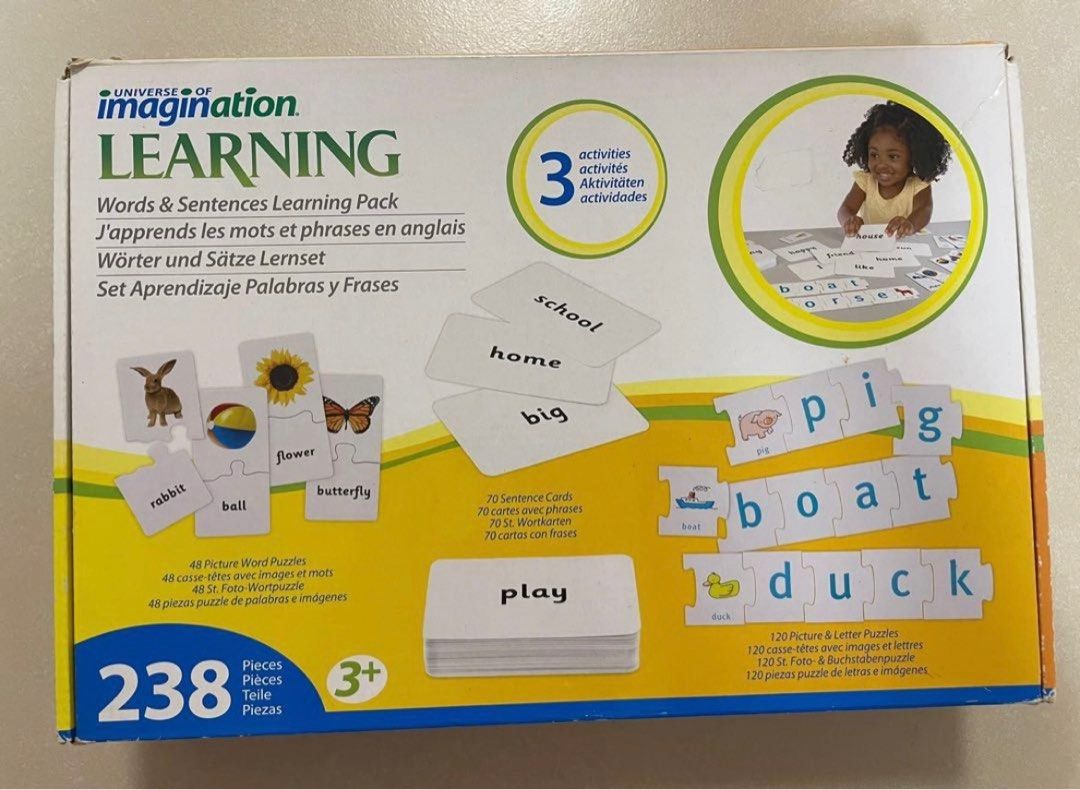 Universe of Imagination (Words & Sentences Learning Pack), Hobbies ...