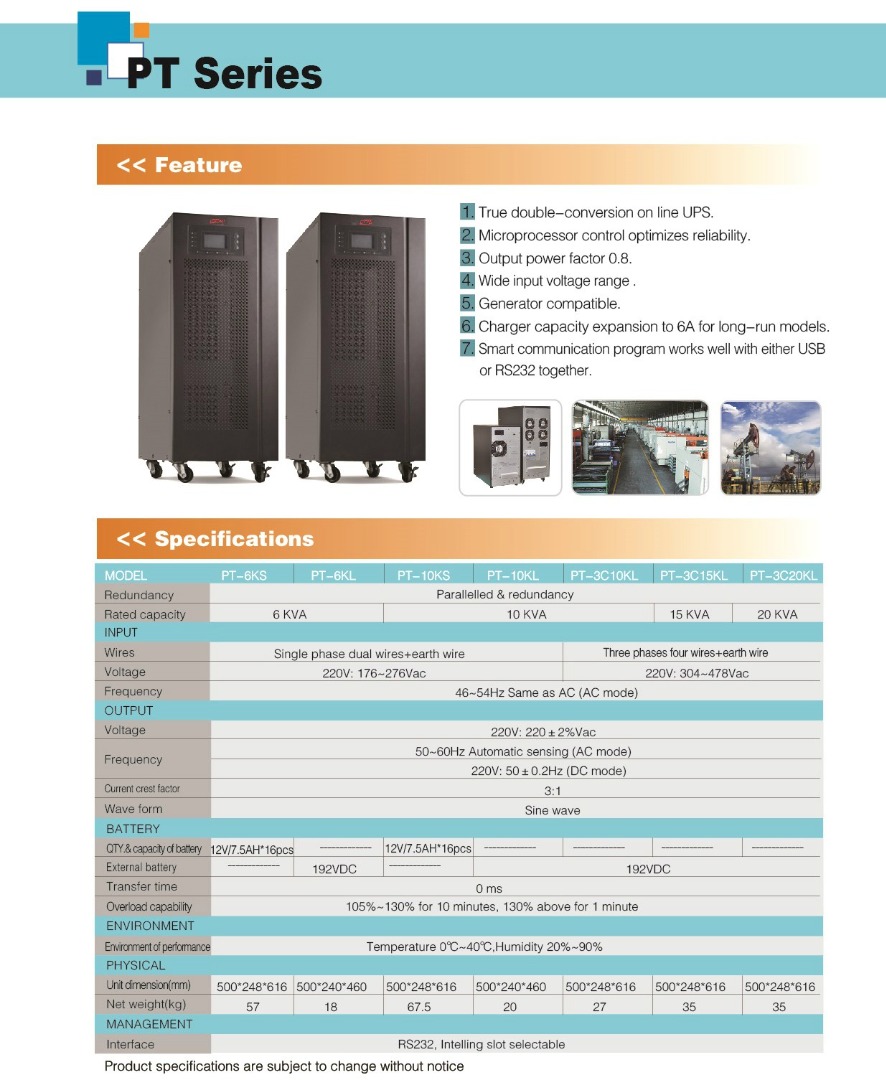 UPS for sensitive items server medical equipment elevator step wave ...