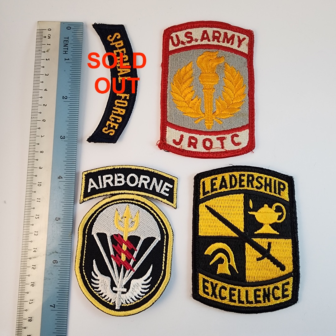 US ARMY ROTC AIRBORNE PATCHES LENCANA TENTERA ASKAR, Hobbies & Toys ...