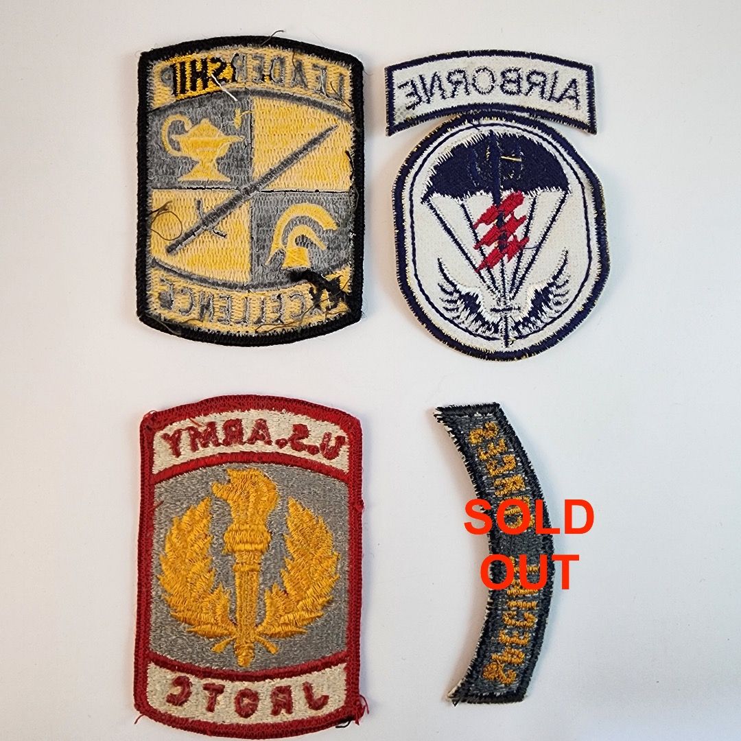 US ARMY ROTC AIRBORNE PATCHES LENCANA TENTERA ASKAR, Hobbies & Toys ...
