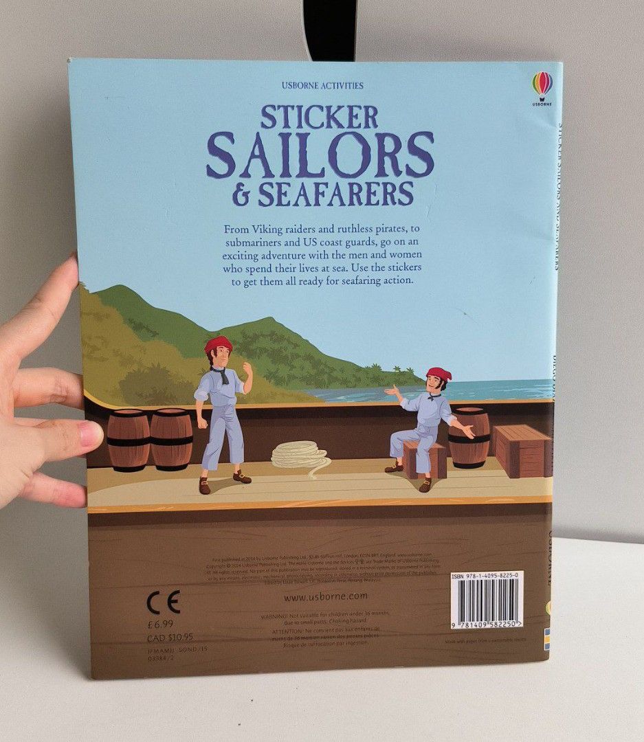 Usborne Activities Sticker book Sailors and Seafarers With over 160 ...