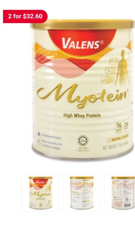 Valens Myotein, Health & Nutrition, Health Supplements, Sports ...