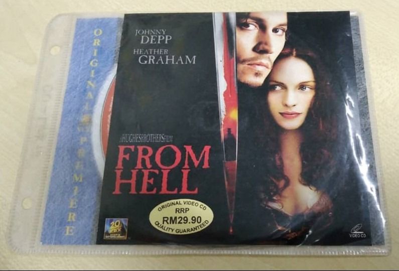 VCD - FROM HELL (2001), Hobbies & Toys, Music & Media, CDs & DVDs on Carousell