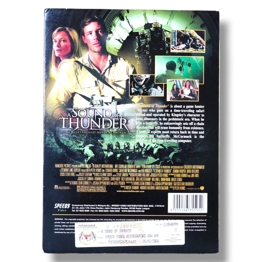 [VCD] A Sound Of Thunder, Hobbies & Toys, Music & Media, CDs & DVDs on Carousell