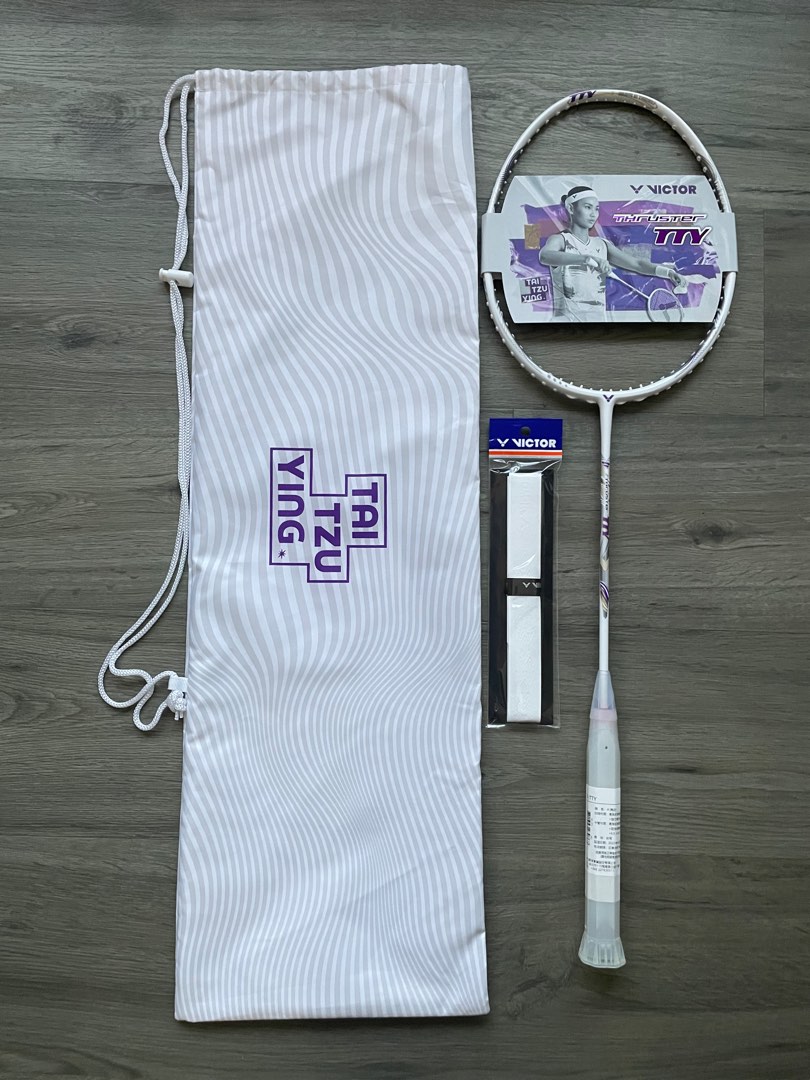 Victor Thruster TTY TK-TTY Badminton Racket, Sports Equipment, Sports ...