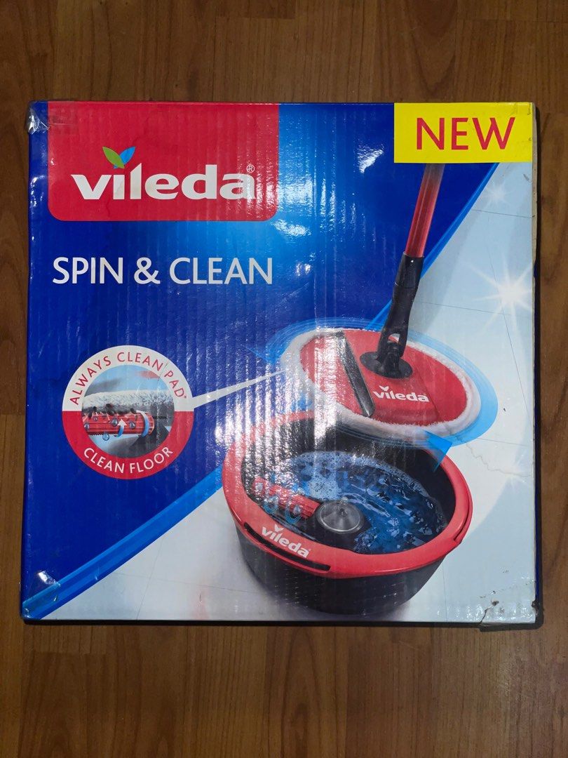 Vileda SPIN & CLEAN, Furniture & Home Living, Cleaning & Homecare Supplies, Cleaning Tools ...