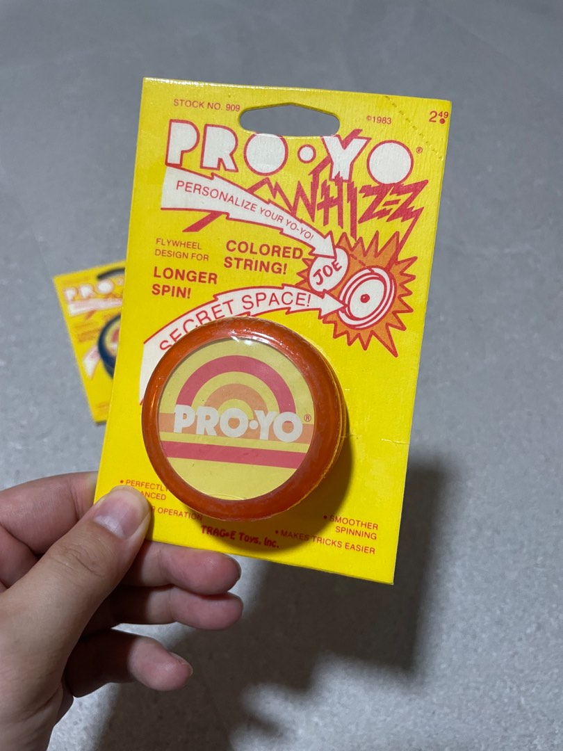 Vintage 1983 Proyo Whizz Yo-yo (Orange), Hobbies & Toys, Toys & Games ...