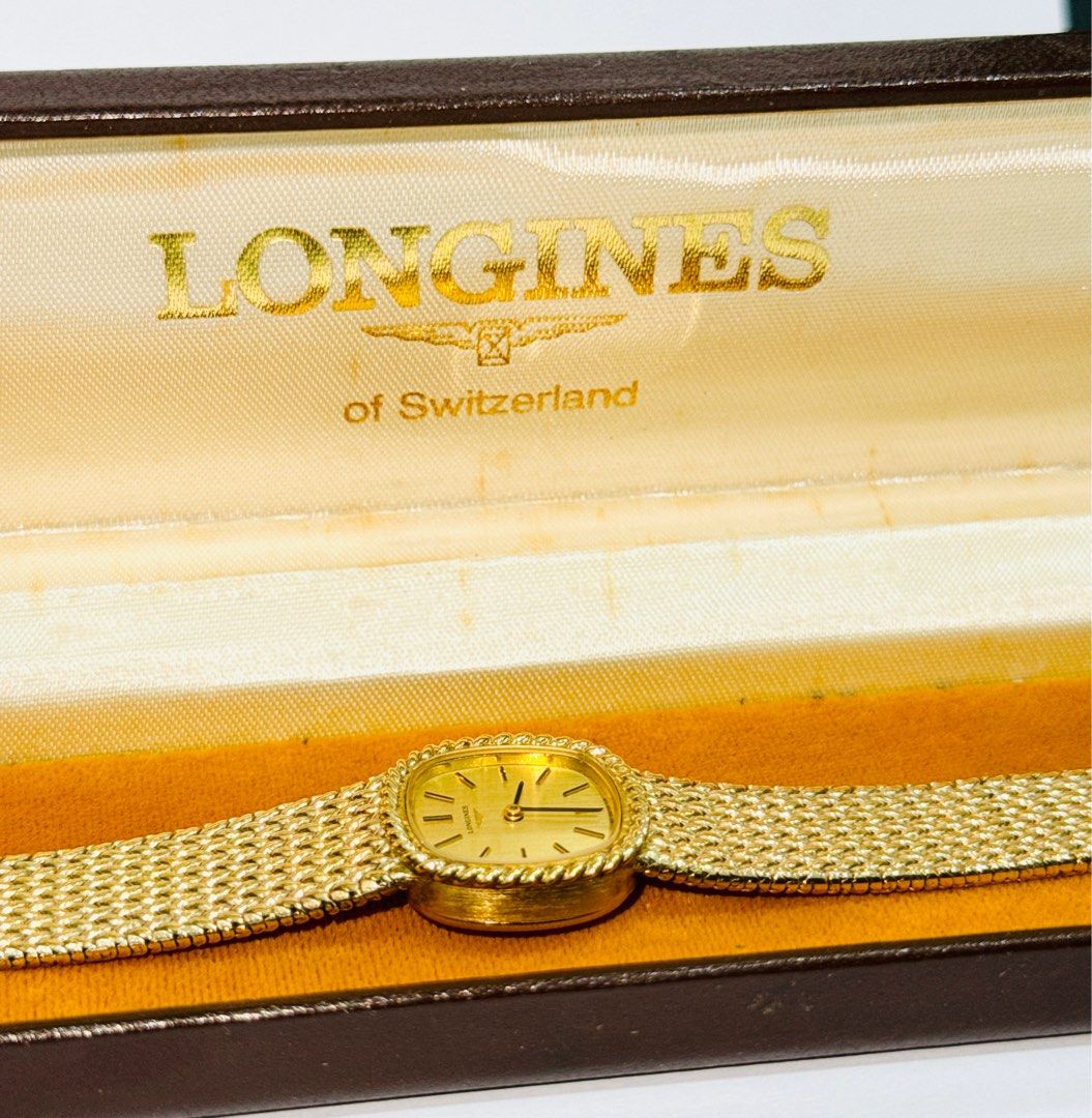 Vintage Longine 925 Sliver Gold Plated Winding Watch (W0797), Luxury ...