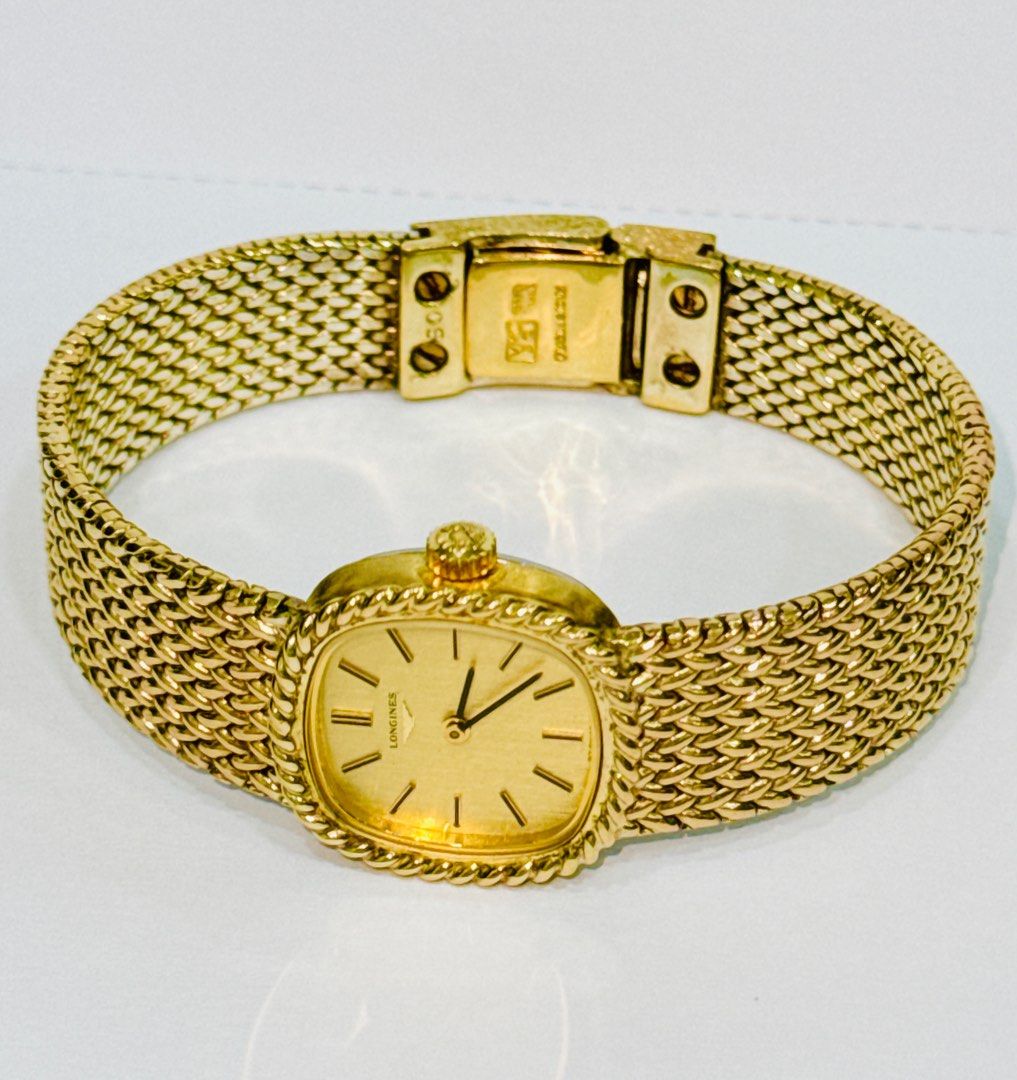 Vintage Longine 925 Sliver Gold Plated Winding Watch (W0797), Luxury ...